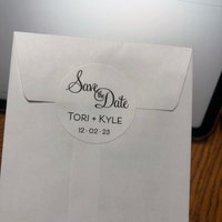 Script Address Label Modern Script Return Address Label - Etsy