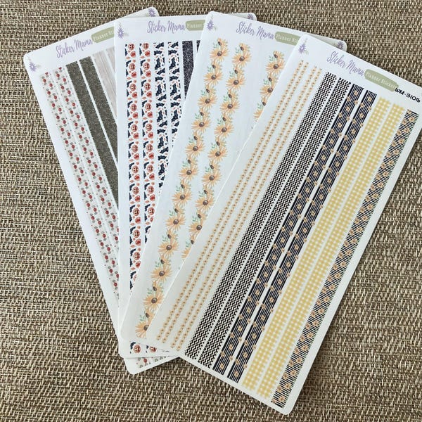 NEW COMPACT VERTICAL Kit Bottom Boxes Stickers for Compact Vertical A5 ...