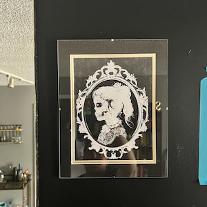 Gothic Door Signs,set of 2 Signs,ladies and Gents Signs,skull Signs ...