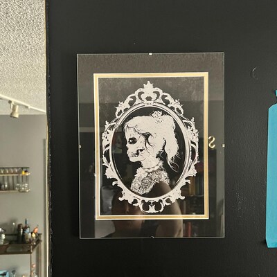 Gothic Door Signs,set of 2 Signs,ladies and Gents Signs,skull Signs ...