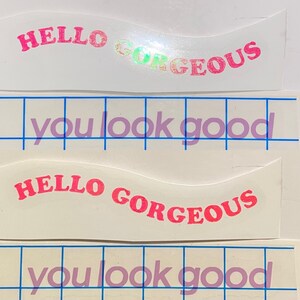 Car Mirror Decal You Look Good Car Mirror Sticker Rear View | Etsy