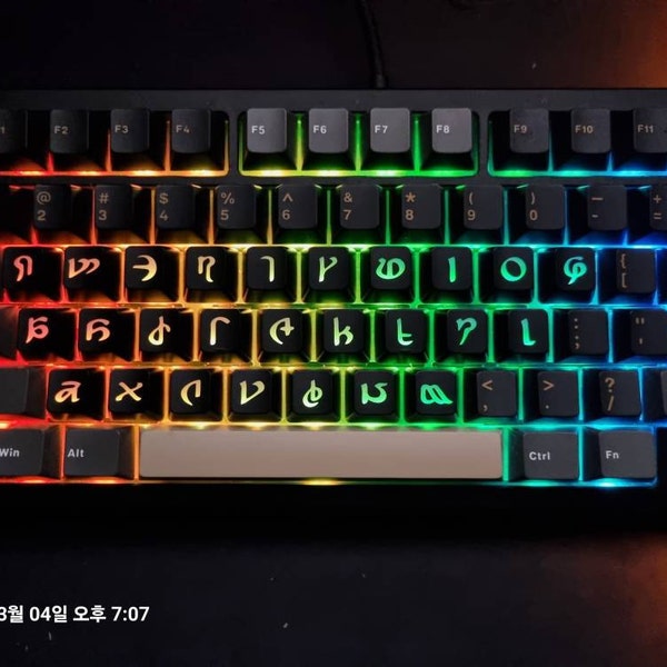 Rune Keycap Set, Elder Futhark Runes, Artisan Keycaps, Custom Keys for ...