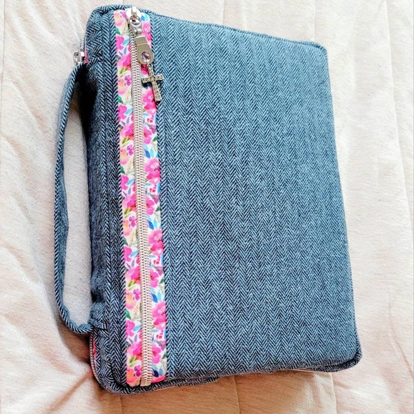 Zippered Bible Cover SEWING PATTERN, DIY - Etsy
