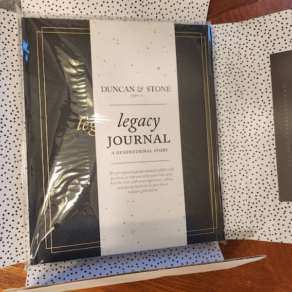 Linen Legacy Journal: Family Tree, Guided Prompts, Grandparent Gift - Etsy
