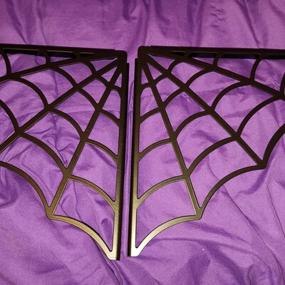Metal Spider Web Shelf Brackets brackets ONLY - Etsy