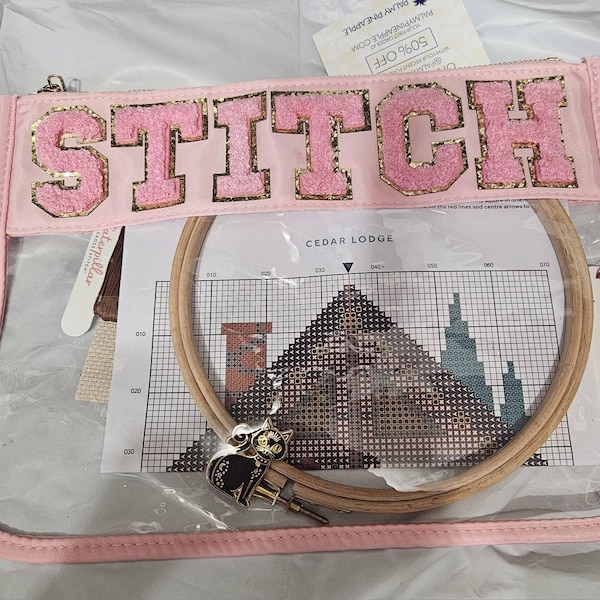Clear Bag With Patches | Custom Patches | Chenille Varsity Letter ...