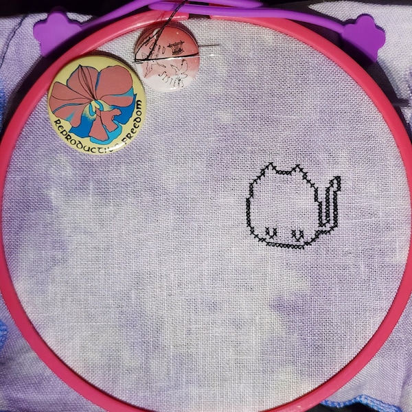 Cats for Trans Rights Transgender Cross Stitch Pattern - Trans Pride ...