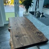 Waney / Live Edge Coffee Table Rustic Solid Wood / Walnut / Oak / Pine ...