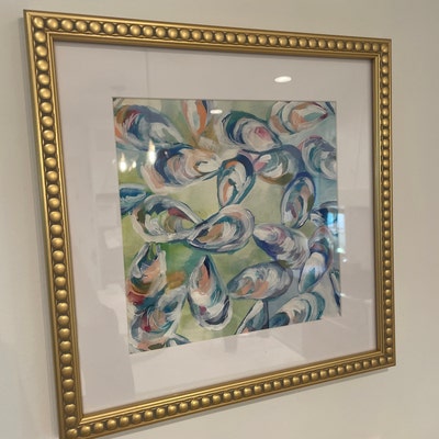 Alabaster Oyster Print of Original Acrylic Painting by Kim - Etsy