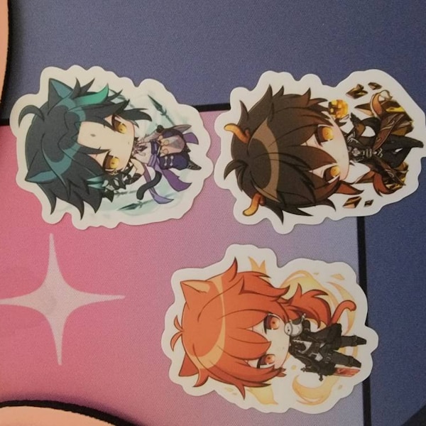 Genshin Impact Stickers - IN STOCK - Etsy