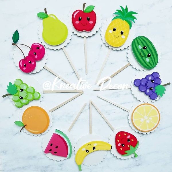 Fruits Clipart - Digital Clip Art - Fruit - Personal and Commercial Use ...