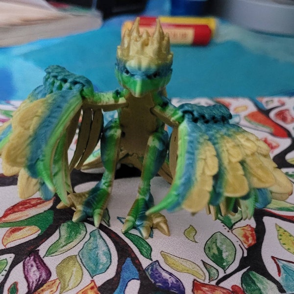 Flexi Phoenix / Phoenix Toy / Phoenix Fidget / Fidget / Articulating ...