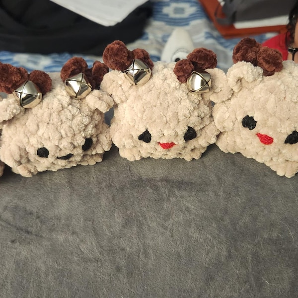 Mini Rudolph Reindeer | NO SEW Crochet Pattern | Quick and Easy 20 ...