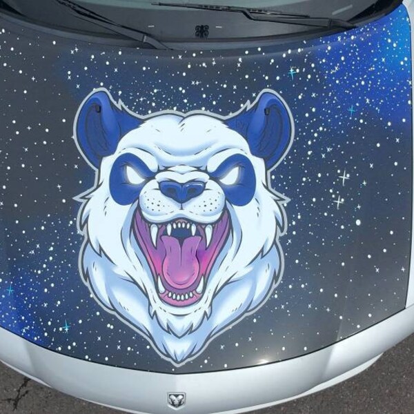 Redback Spider Car Hood Wrap, Car Hood Decal, Truck Hood Wrap, Car Hood ...