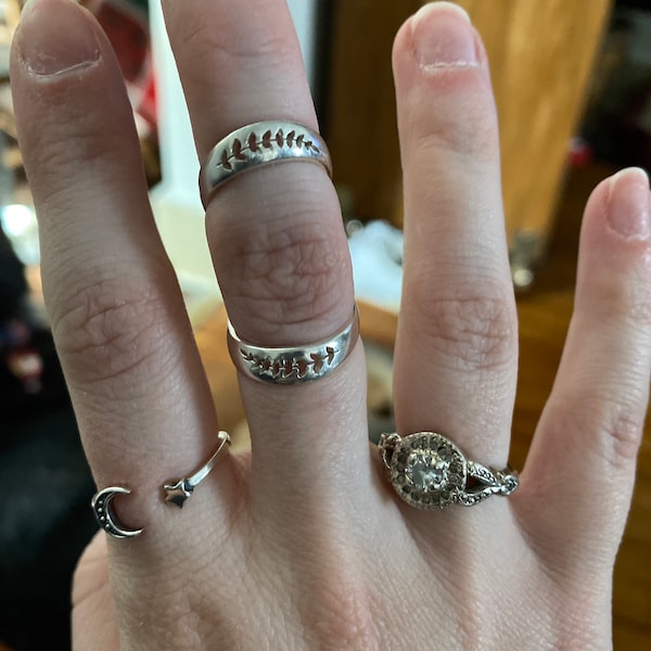 Swan Neck Deformity Silver Ring Splint 925 PIP Holes Design - Etsy