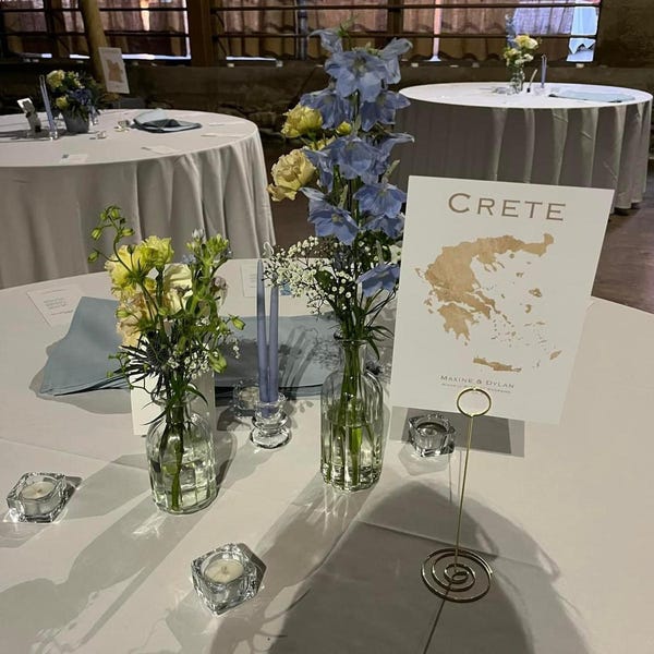 Travel Theme Table Numbers for Wedding | Destination Table Names ...