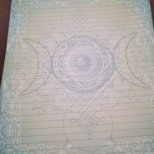 Wolf Forest Writing Paper Set Wolf Stationery Paper Letter Paper Forest ...