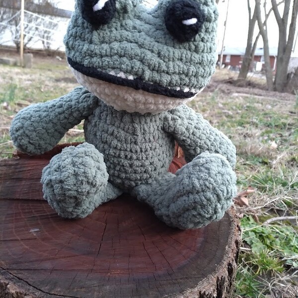 Crochet Pattern-plush Milo the Frog(pdf/eng) - Etsy