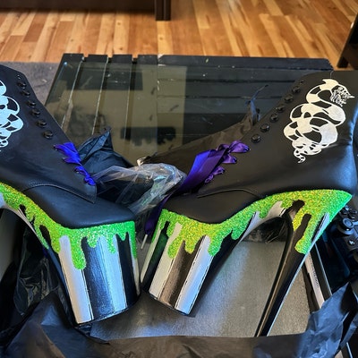 DOROTHY PLATFORM PROTECTORS Pleaser Pole Shoe Protectors Flow Covers ...