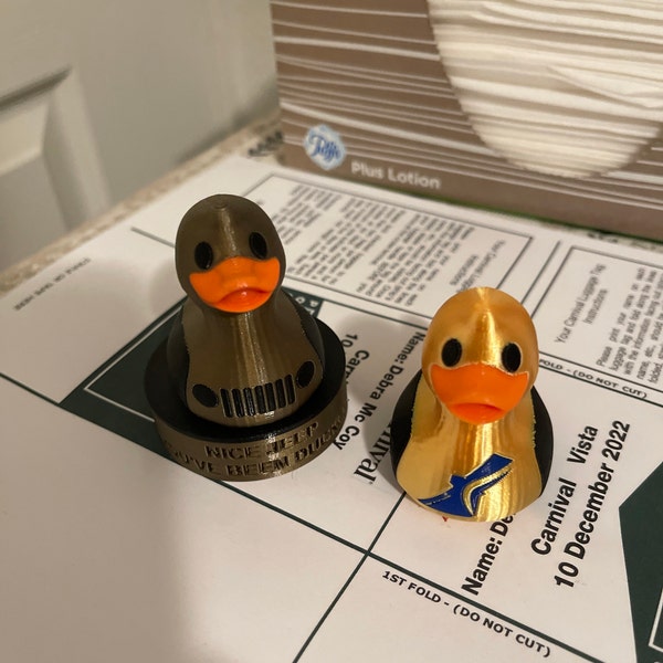 3D Printed Magnetic Mini-micro Ducks. Multi-colored 3D Printed Cruise ...