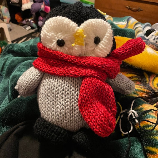 Baby Penguin - Circular Knitting Machine Pdf Pattern - Sentro Addi ...