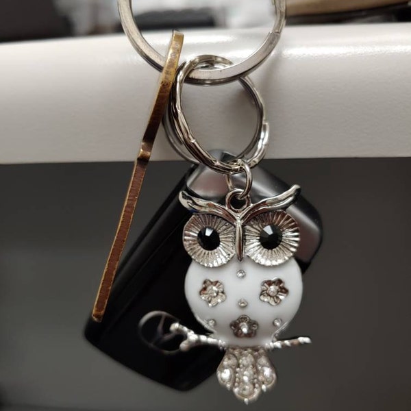 Owl Keychain Personalized Owl Gifts for Women Owl Jewelry Owl Lover ...