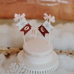 Rose Gold One Cake Topper Rose Gold First Birthday | Etsy