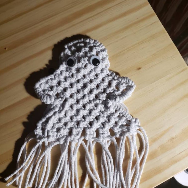 Macrame Bat & Ghost PDF Tutorial | Halloween Pattern DIY | Digital ...