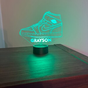 Personalized Sprint Racing Car Led Night Light, Personalized 16 Colors ...