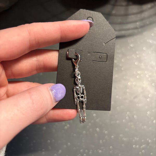 Skeleton, Rad Tech, X-ray Badge Reel Charm · Lanyard Charm · Keychain ...