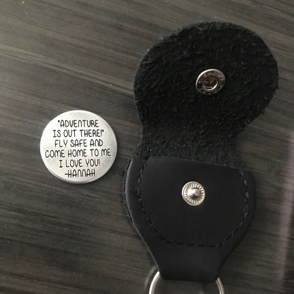 Fly Safe Coin, Flying Gift, Pilot Gift, Pilot Coin, Love Token, Fly ...