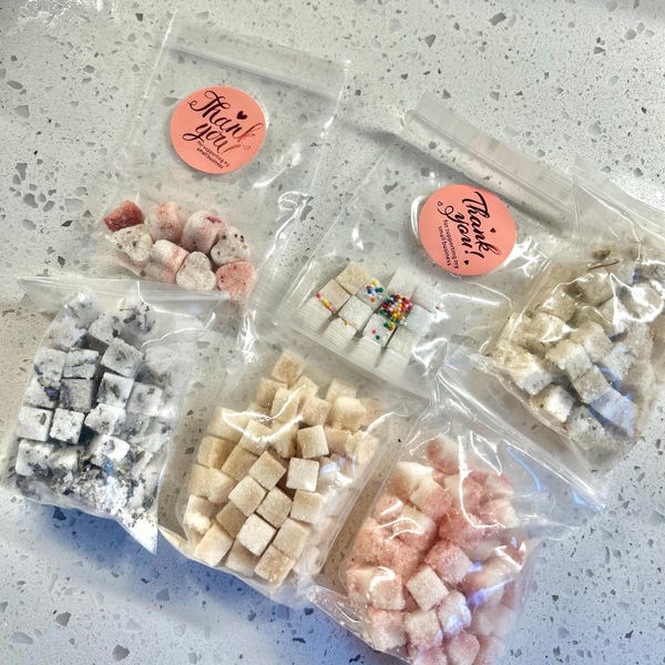 Two Flavor MINI Sugar Cubes (200) - Etsy
