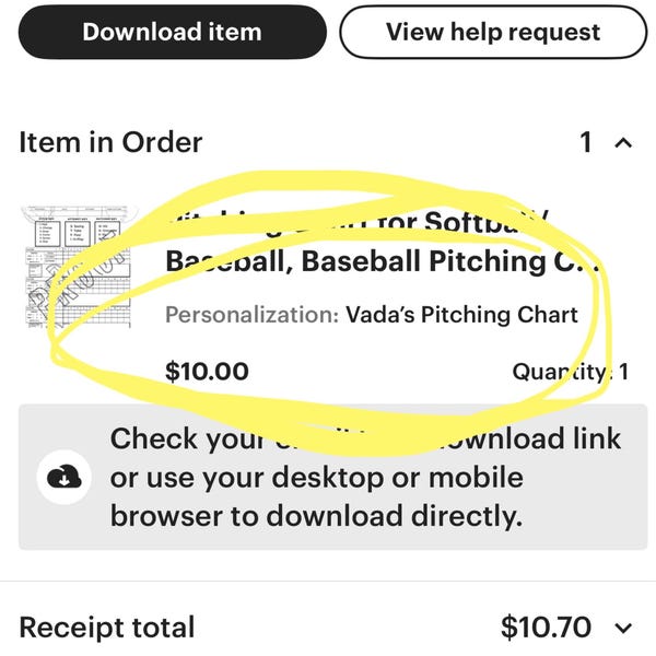 Pitching Chart for Softball/ Baseball, Baseball Pitching Charts ...