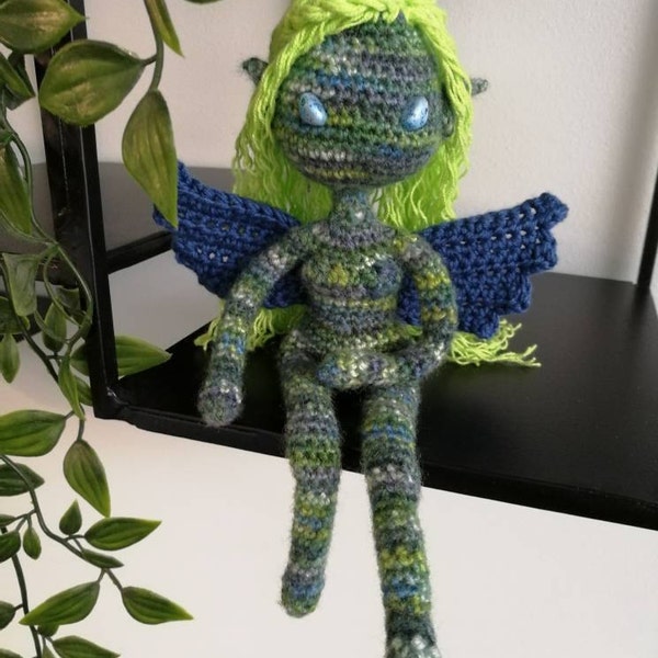 Crochet Pattern Fantasysprite Elf/doll English(usa) +dutch Wireframe ...