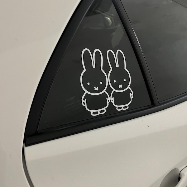 Kawaii Bunny Miffy Decal - Etsy