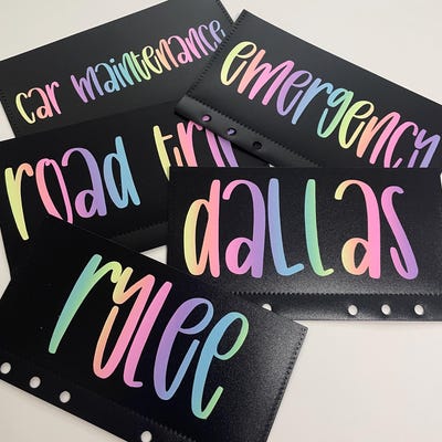 Budget Binder Personalized With Cash Envelopes A6 Glitter Budgeting ...