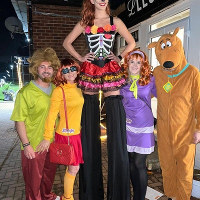 CUSTOMISABLE Two Colour Catsuit Unitard Half and Half Costume Dancers ...