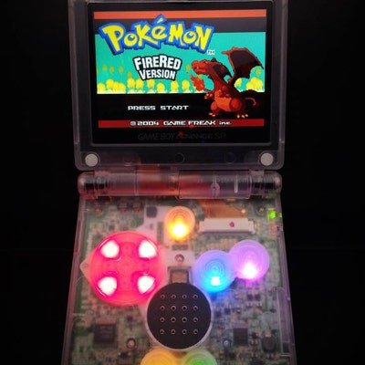 Nintendo Gameboy Advance SP Soft Touch the Great Wave IPSV5 3.0 Inch HD ...