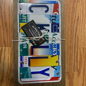 Custom License Plate Signs, Personalized Gift From License Plates ...