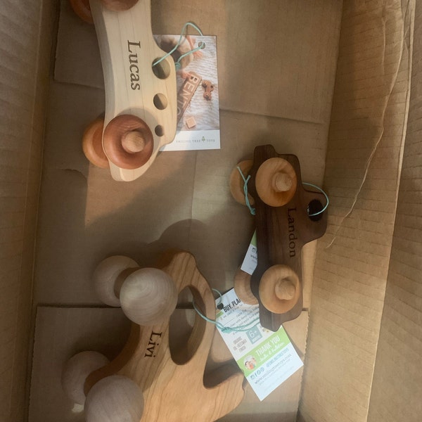 36-piece DELUXE ALPHABET NUMBER Block Set All Natural, Educational ...