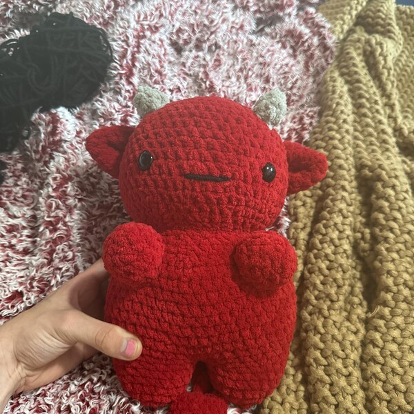 Crochet Pattern Chubby Devil Monster // Demon Crochet Pattern // Cute ...