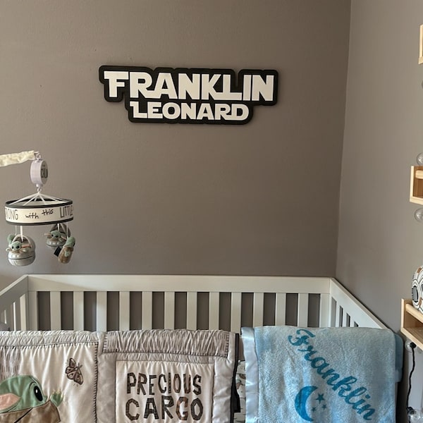 Custom Wooden Outline Name Sign - Etsy