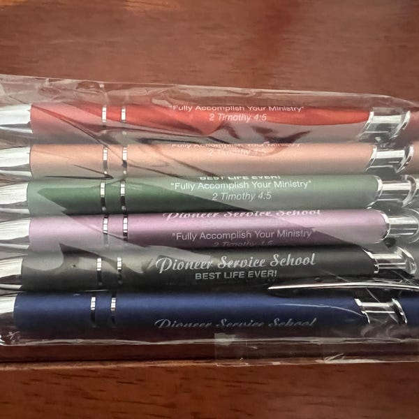 Set of 12 Bright and Cheerful Stylus Pens With Scripture Reminder to ...