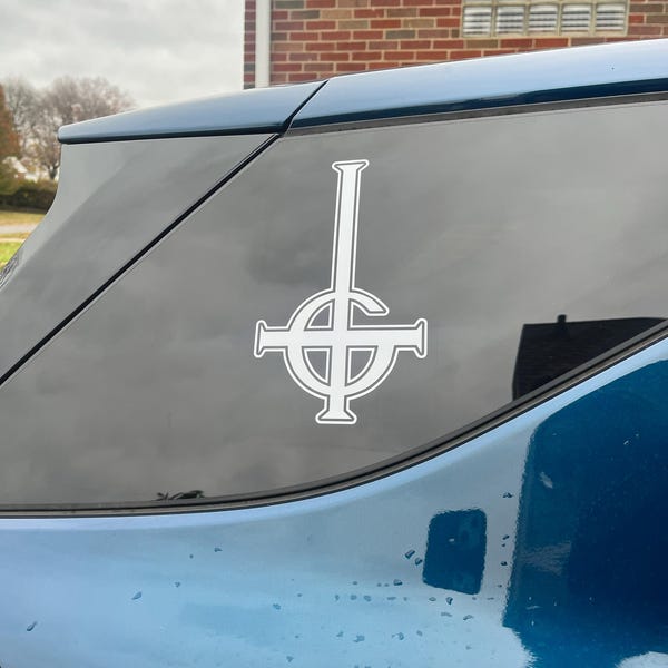 Ghost Band Logo Decal Sticker Ghost BC Nameless Ghoul - Etsy