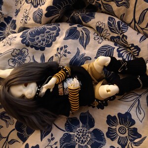 BJD Clothes Yosd Sleeveless Dress and Socks Set for 1/6 BJD Doll Outfit ...