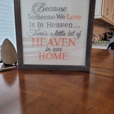 Sympathy Cross Stitch Pattern Modern Grief Cross Stitch in - Etsy