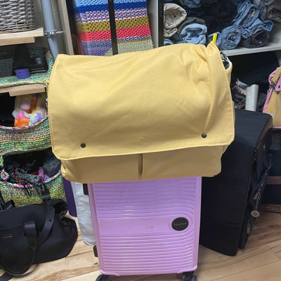 Canvas Zipper Notebook Cover for A4 Spiral Notebook, Zippered Organizer ...