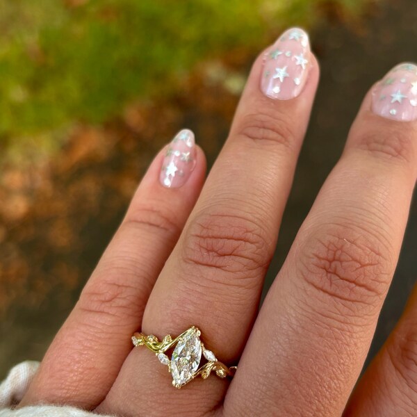 Celtic Knot Norse Viking Diamond Ring Enhancer Women Unique Curved ...