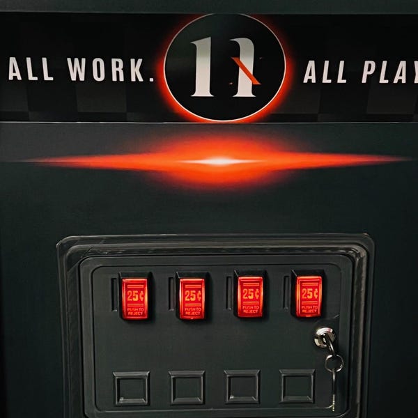 Full Size Arcade 3D Printed Coin Door With LED Credit Buttons - Etsy