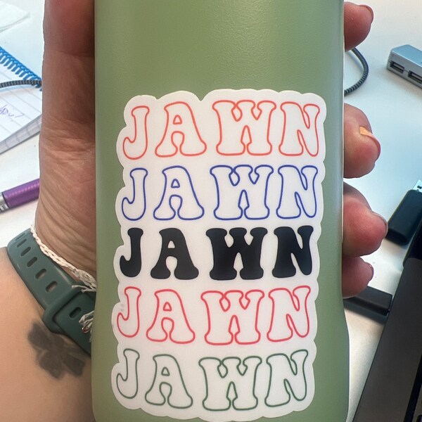 Jawn Sticker| Philly Quote Sticker| Philly Stickers| Eagle Stickers ...